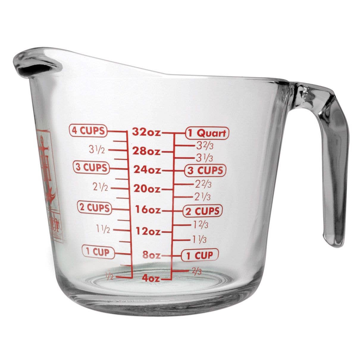 4 Cup Glass Measuring Cup | HIC Kitchen – English Country Market